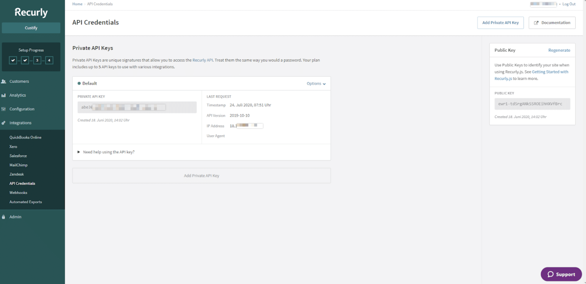 Recurly and Custify | Customer Success Integrations